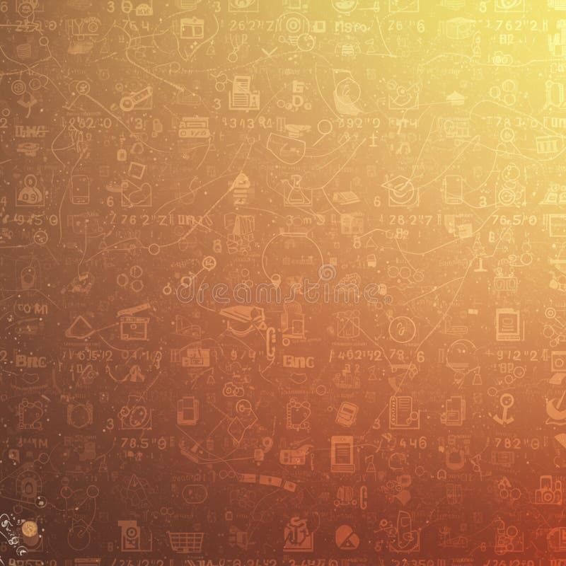 Orange and Yellow Gradient Background Featuring a Dense Pattern of ...