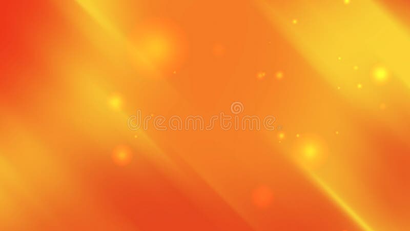 Orange Yellow Gradient Background Features Soft Glowing Particles Stock ...