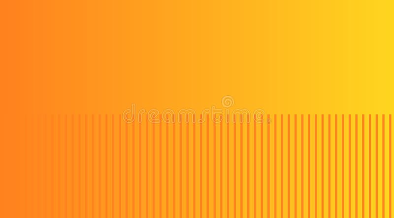 Orange And Yellow Ombre Gradient Sunset Colors Background With Stripes