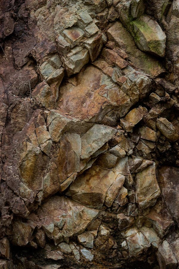 Orange-yellow Raw Rock Base Texture Stock Image - Image of stone ...