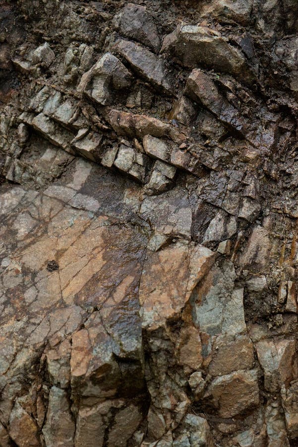 Orange-yellow Raw Rock Base Texture Stock Image - Image of quarry ...