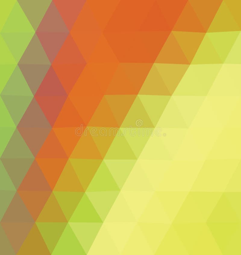 Orange and Yellow Triangle. Stock Illustration - Illustration of purple ...