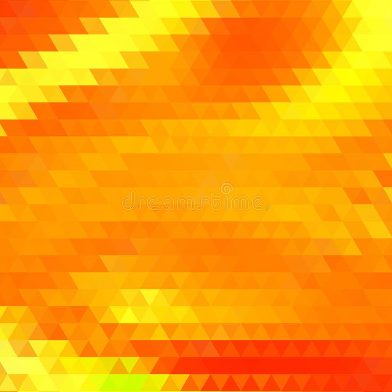 Orange and Yellow Triangles Background. Eps 10 Stock Illustration ...