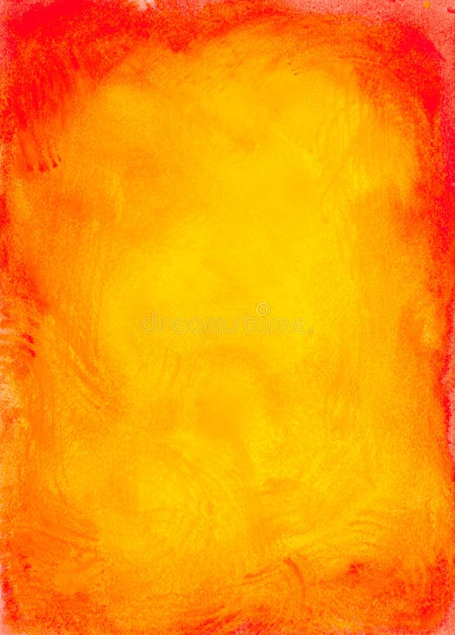 Orange Yellow Watercolor Wash Background Pattern Stock Photo - Image of ...