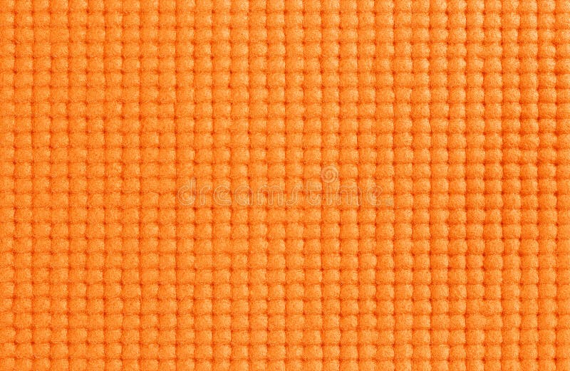 Orange Yoga Mat Texture, Pattern of Rubber for Background Stock Image ...