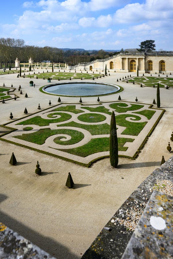 Orange Garden in the Versailles Palace during the Winter Season Stock ...