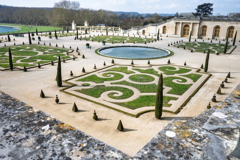Orange Garden in the Versailles Palace during the Winter Season ...
