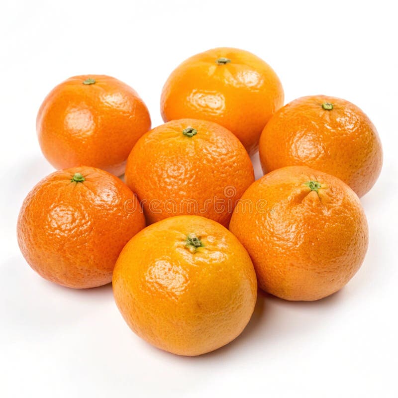 Oranges on Transparent Background Stock Illustration - Illustration of ...