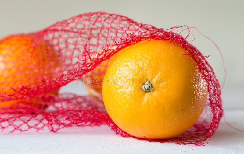 Oranges on the net stock photo. Image of delicious, fresh - 34675788