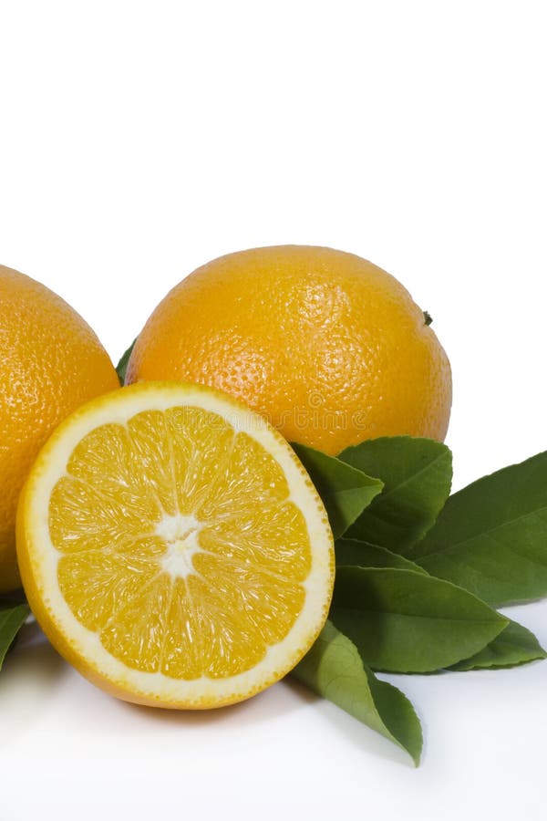 Oranges and Orange Half stock photo. Image of juicy, produce - 12232052