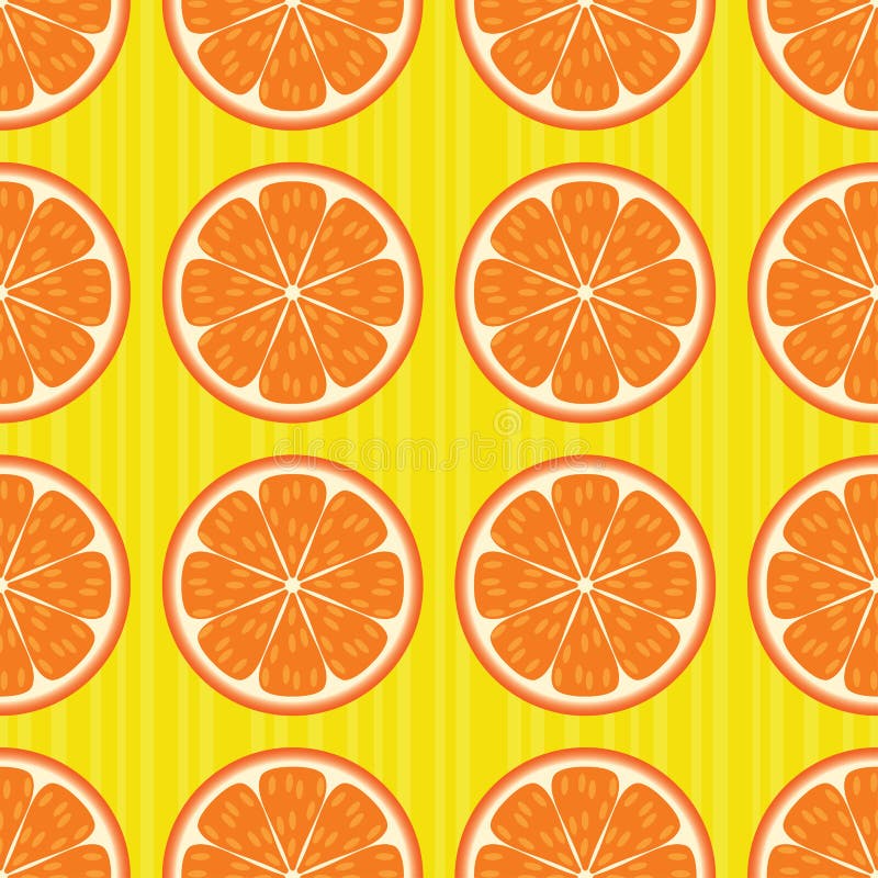 Oranges seamless pattern stock vector. Illustration of tropical - 20929637