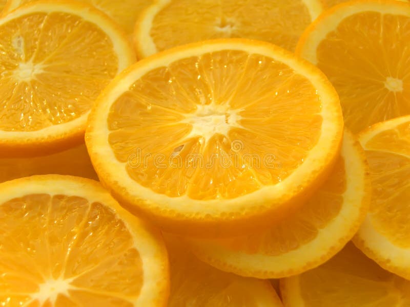 Oranges segments stock image. Image of agriculture, light - 7364719