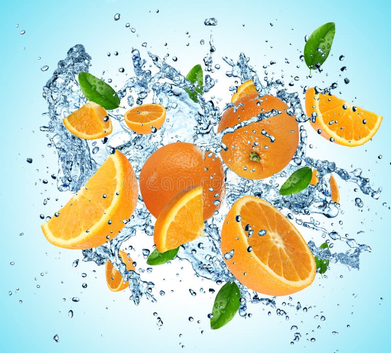 Orange juice splashng stock photo. Image of drops, bright - 16123398