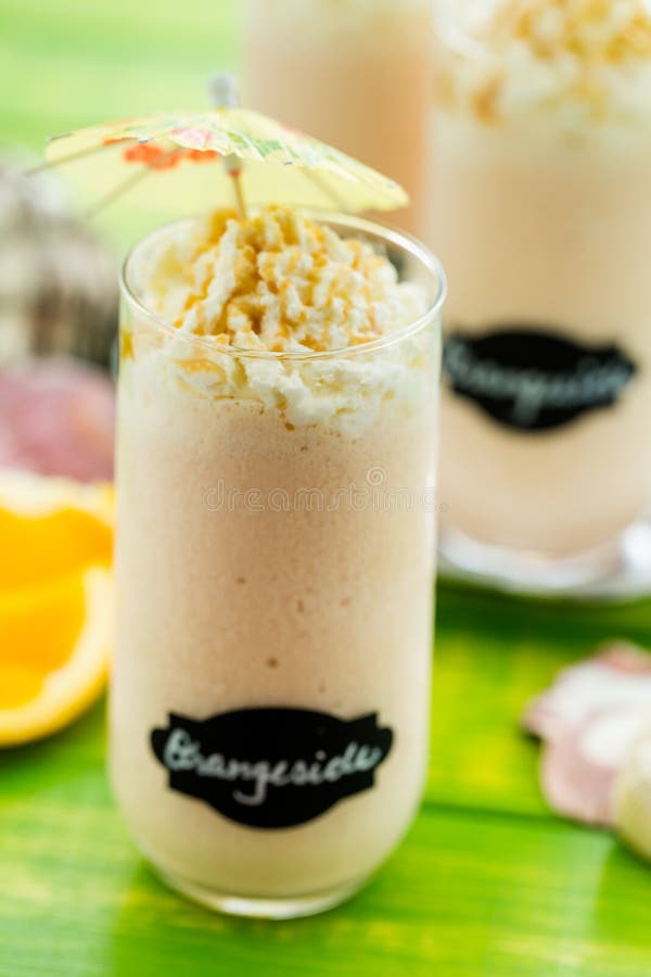 Orangesicle cold drink stock photo. Image of natural - 43127340