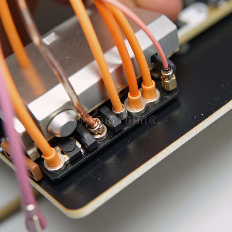 Orangetubed Gagat Chip Connector Design Stock Illustration ...