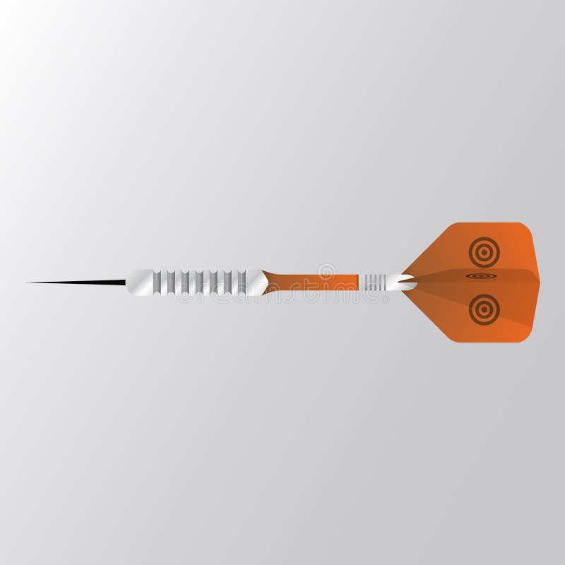 Oranje pijltje Vector vector illustratie. Illustration of illustratie ...