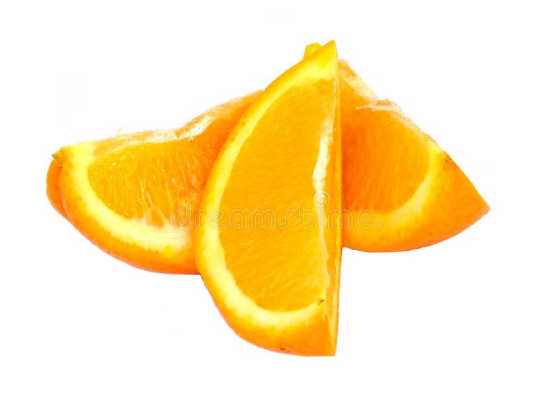 Oranje stukken stock afbeelding. Image of vrucht, citrusvrucht - 199459