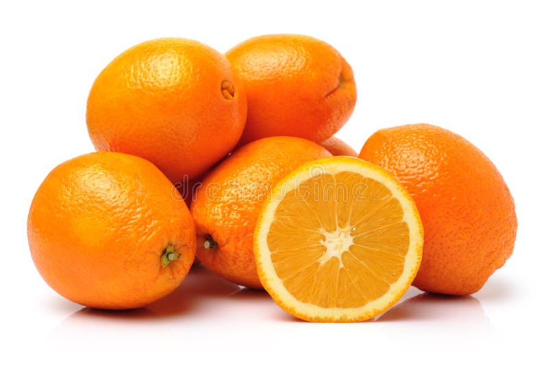 Oranje vruchten stock afbeelding. Image of vrucht, kleur - 28001849