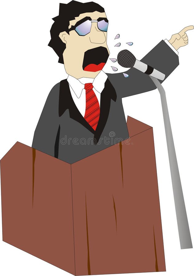 Orator stock vector. Illustration of orator, governor - 7127713