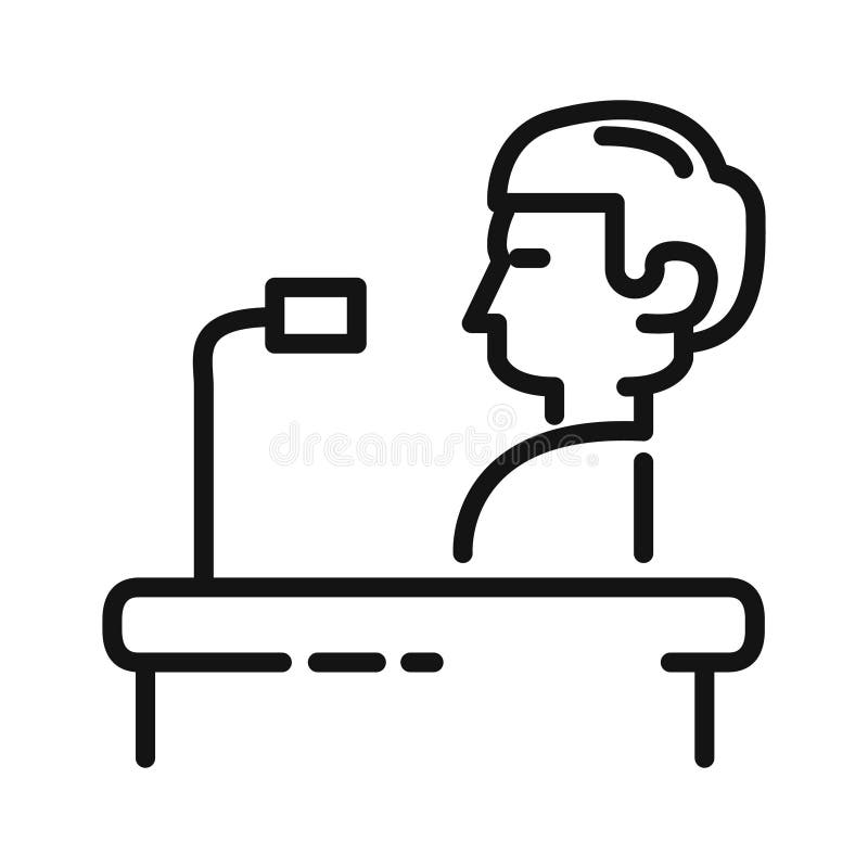 Orator Speech Icon Black and White Illustration Stock Vector ...
