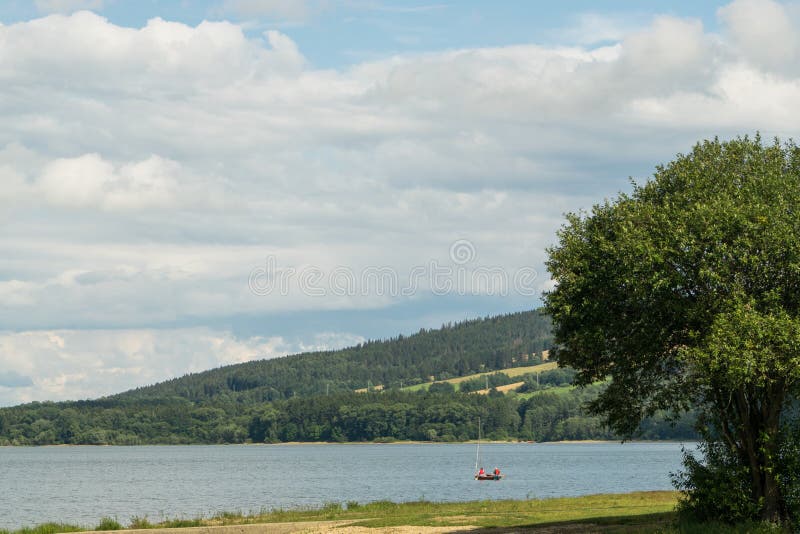 Orava Reservoir from Various Angles Stock Photo - Image of slovak ...
