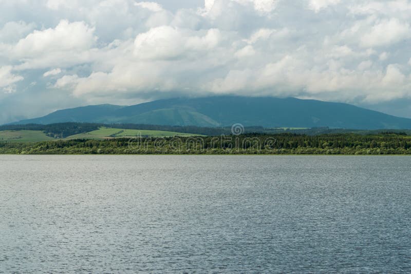 Orava Reservoir from Various Angles Stock Image - Image of coast ...