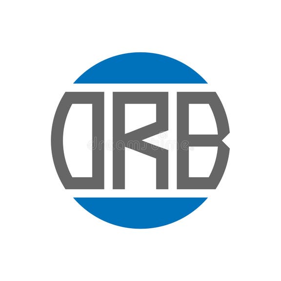 ORB Letter Logo Design on White Background. ORB Creative Initials ...