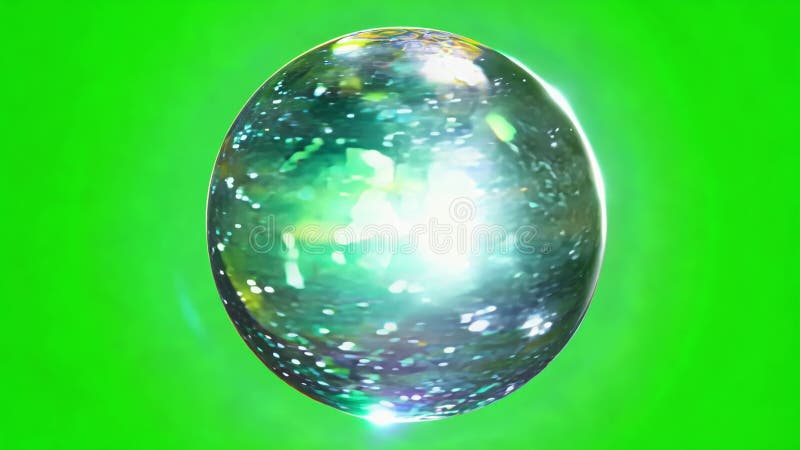 The Orb Reflects Light Creating Flickering Patterns that Mesmerize the ...