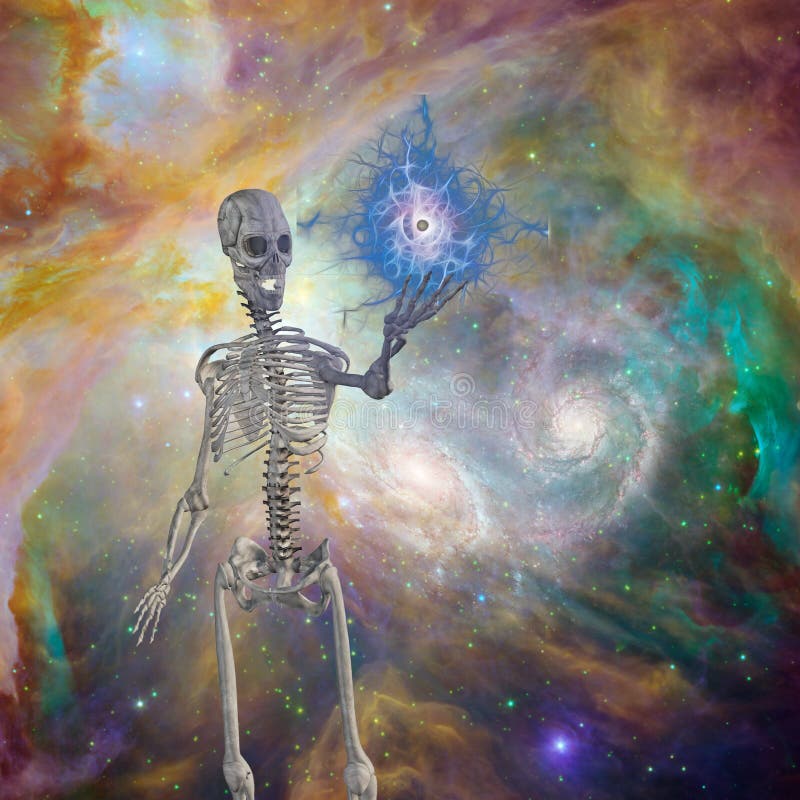 Orb stock illustration. Illustration of bones, good, demon - 40181941