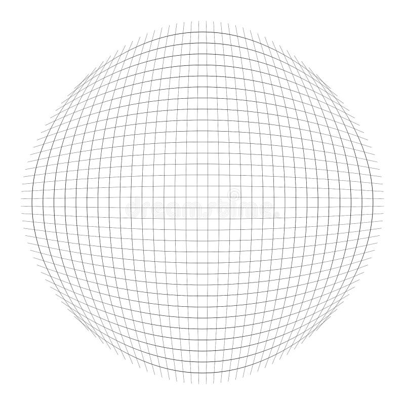 Sphere with Grid of Squares / Textured 3d Sphere Icons Stock Vector ...