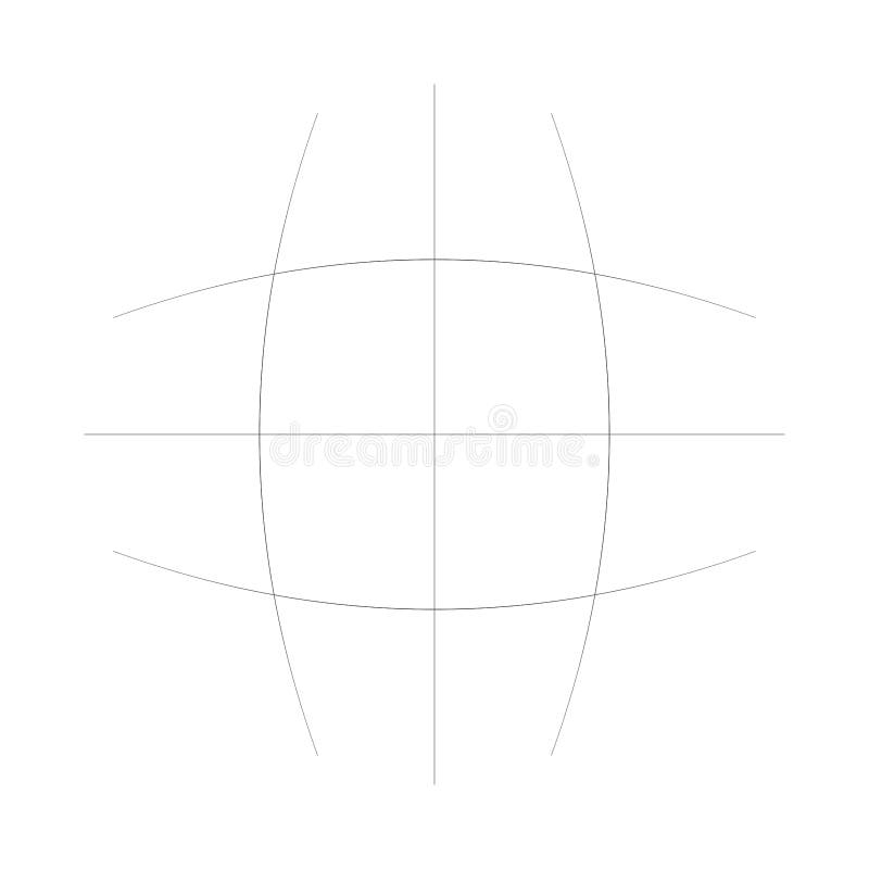 Orb, Sphere of Lines. Round, Globular, Spheric Grid, Mesh. Ball-shaped ...