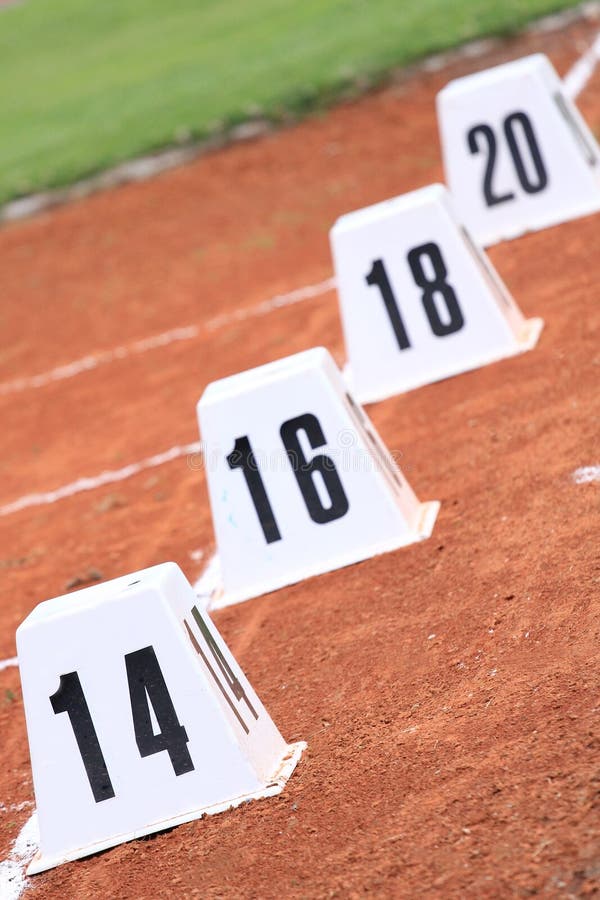 Athletics stock image. Image of markers, athletics, sport - 31878965