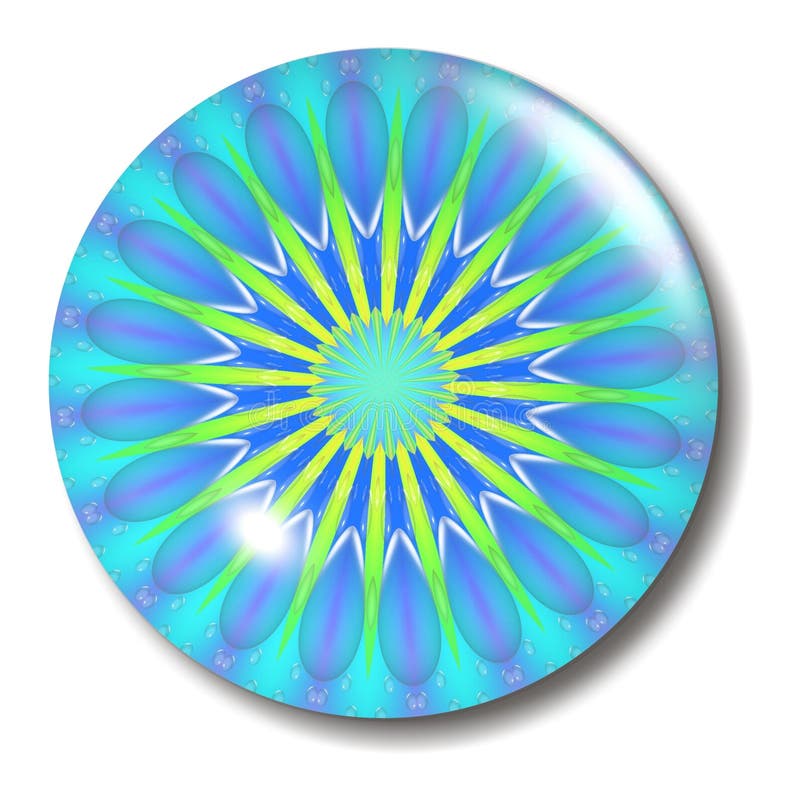 Orbe azul del botón stock de ilustración. Ilustración de arte - 1038483