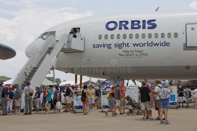 Orbis Flying Eye Hospital Plane Editorial Photo - Image of july, show ...