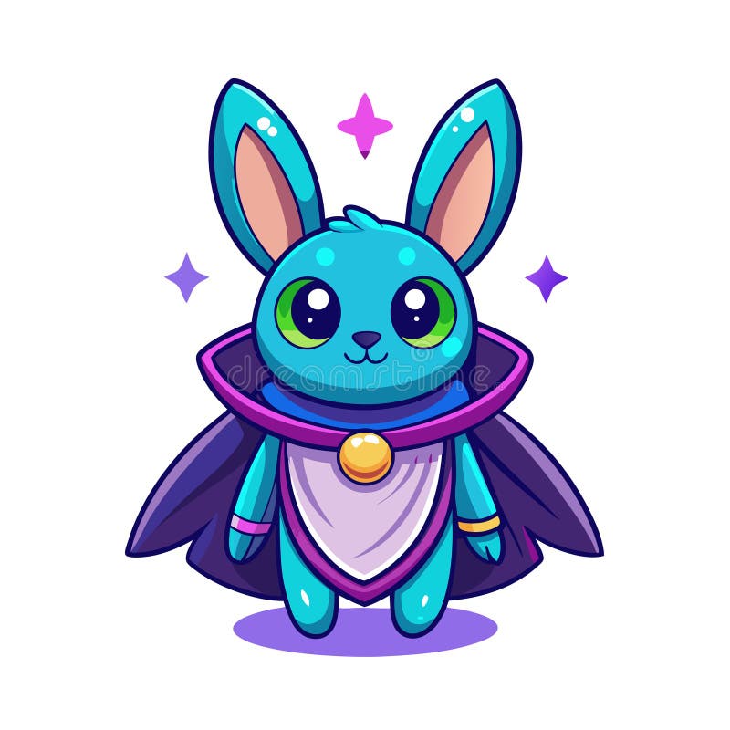 Orbit the Galactic Bunny Fun Illustration Stock Vector - Illustration ...