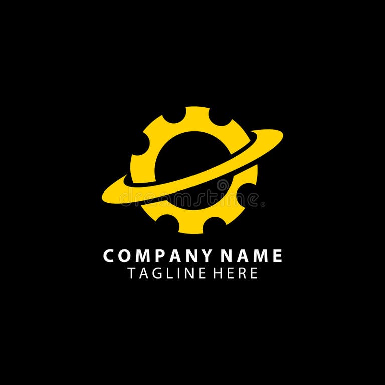 Orbit Gear Logo Design Vector Stock Vector - Illustration of technology ...