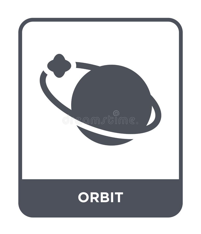 Orbit Icon in Trendy Design Style. Orbit Icon Isolated on White ...