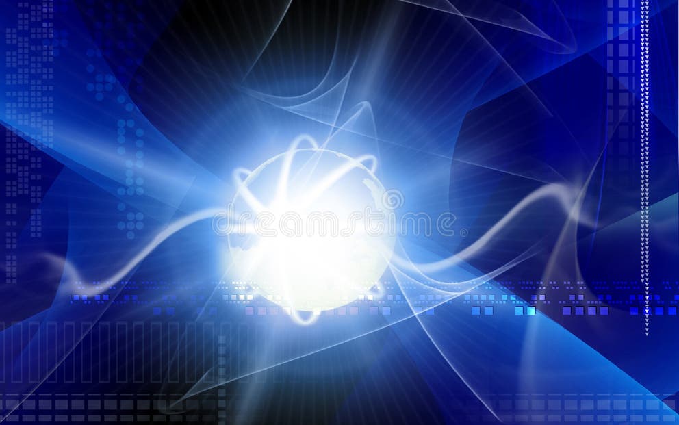 Orbit in light stock illustration. Illustration of behaviour - 8699210