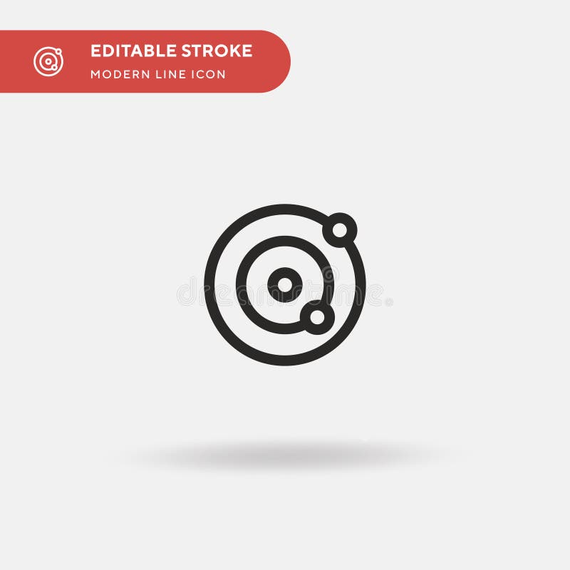 Orbit Simple Vector Icon. Illustration Symbol Design Template for Web ...