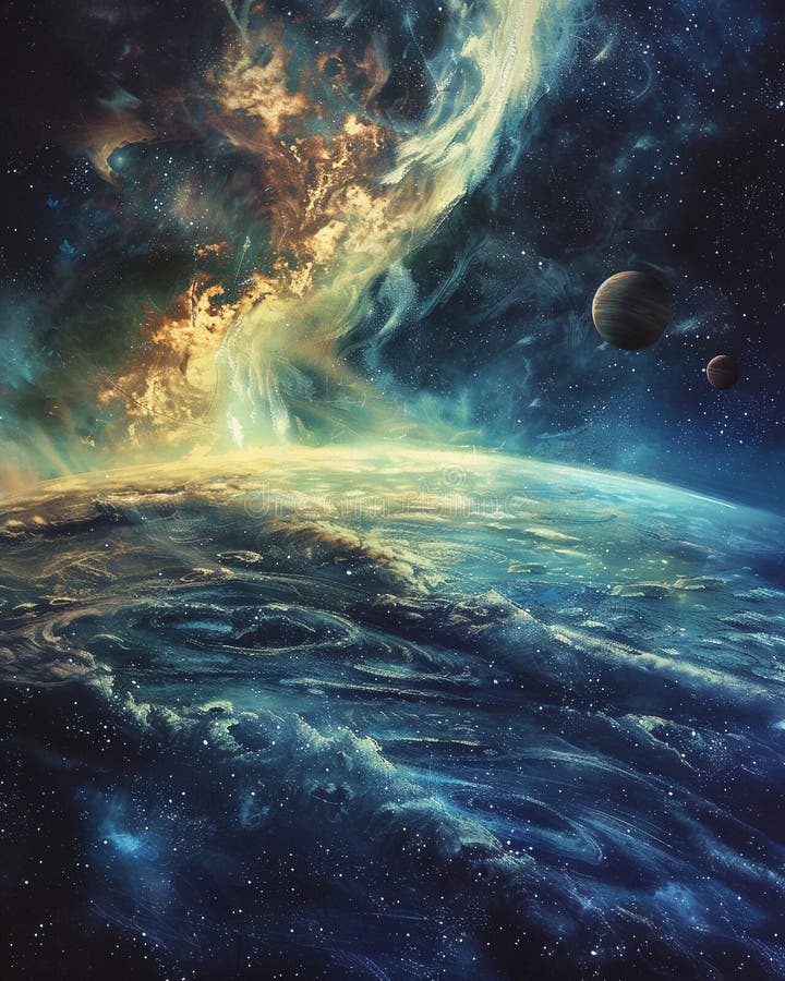 Orbiter Soars Above Earth Carving a Path through the Cosmos and into ...