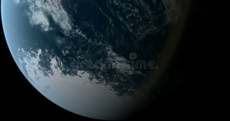 Antarctica, South Pole, Planet Earth Zoom To South Pole Stock Video ...