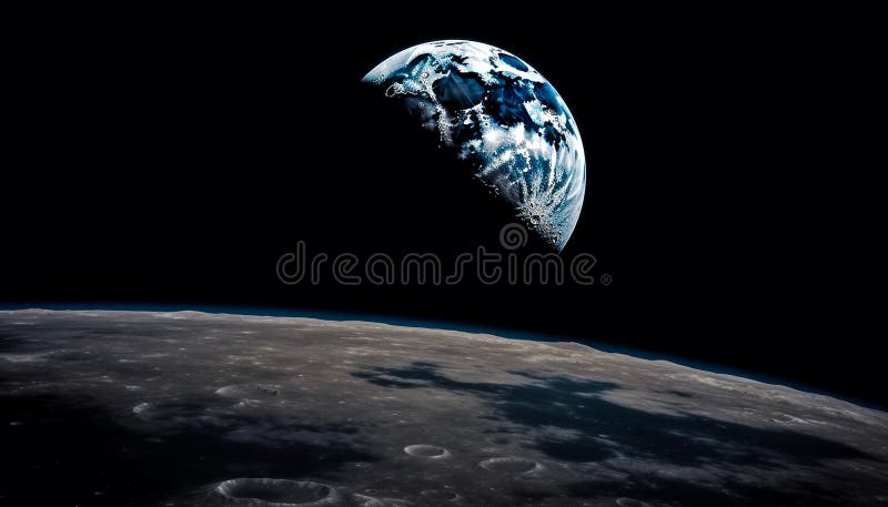 Orbiting Planet Earth, a Satellite Maps the Global Environment ...