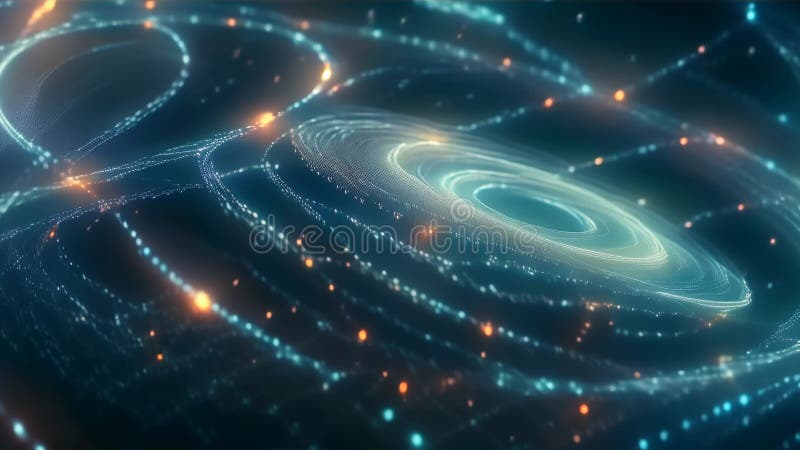 Orbits of the Galaxy stock footage. Video of technology - 303340284
