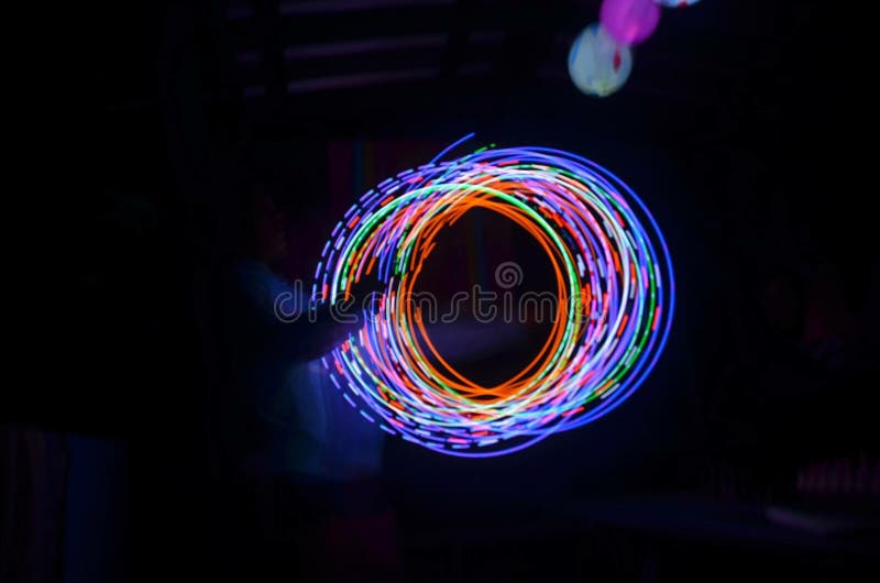 Orbits Light Circular Pattern Stock Photo - Image of pattern, line ...