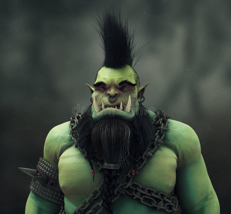 Orc 3d Stock Illustrations – 245 Orc 3d Stock Illustrations, Vectors ...