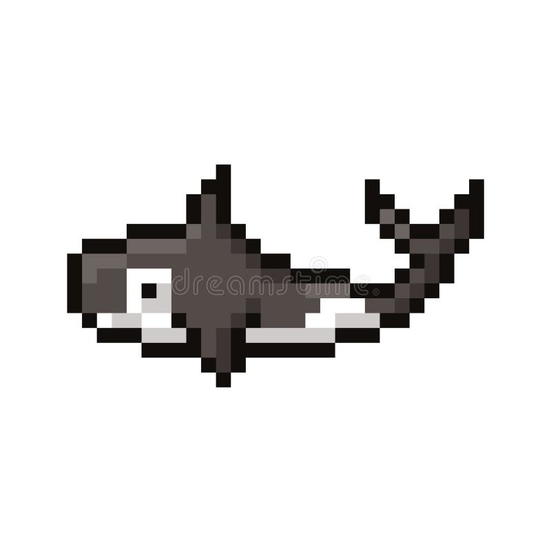 Orca 8-bit Vector Illustration. Vector Illustration Decorative Design ...