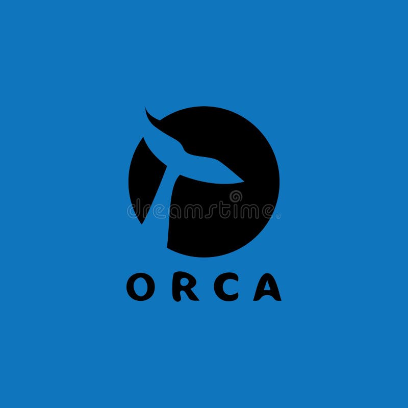 Orca Icon and Symbol Vector Template Illustration Stock Vector ...