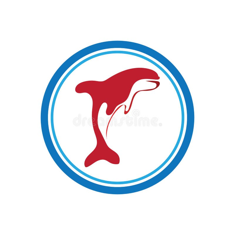 Orca Logo Vector Illustration on Trendy Design Stock Vector ...