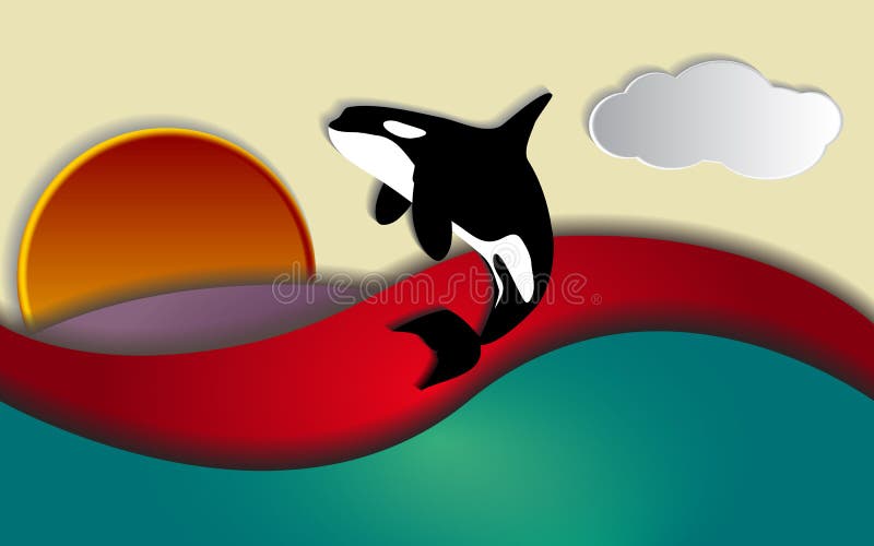 Orca Stock Illustrations – 3,537 Orca Stock Illustrations, Vectors ...