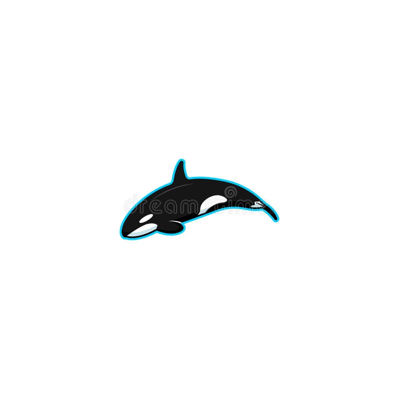 Orca Whale Logo Vector Graphics Stock Vector - Illustration of logotype ...